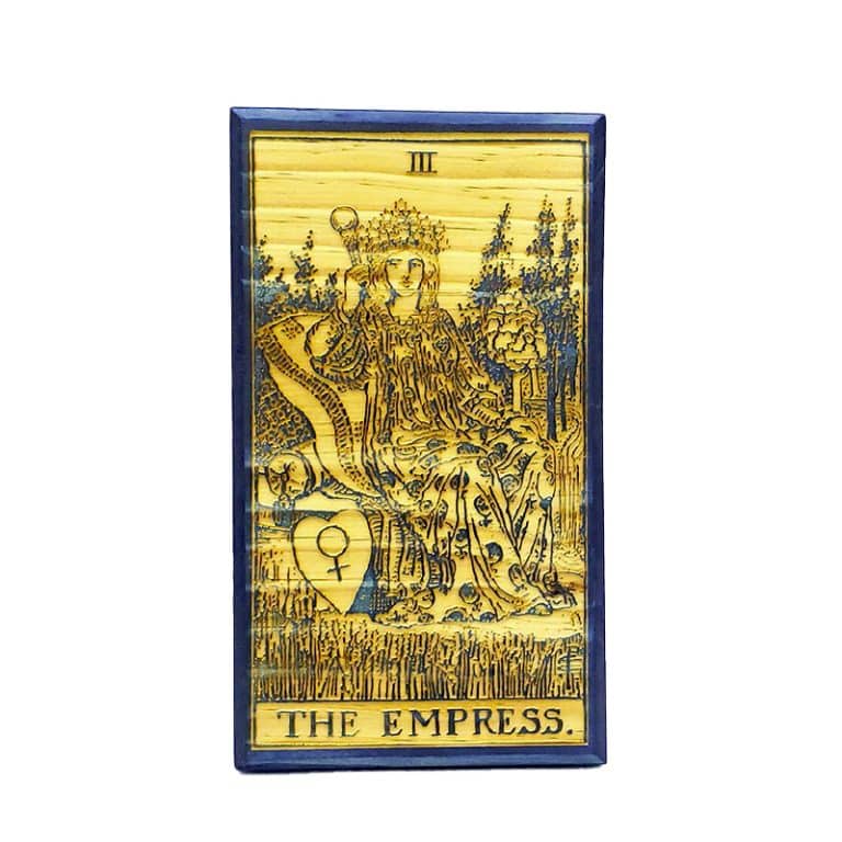 Cuadro La Emperatriz del Tarot Rider Waite / Midnight Indigo ...